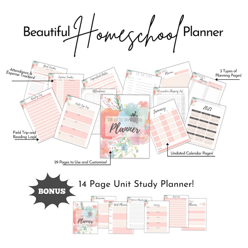 Beautiful Charlotte Mason 2022 & 2023 Homeschool Planner - Etsy Canada