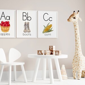 Autumn Alphabet Posters | Large Fall Alphabet Cards for Preschool ...