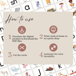 Alphabet Printable Flash Cards, Phonics Montessori Letter Tray ...