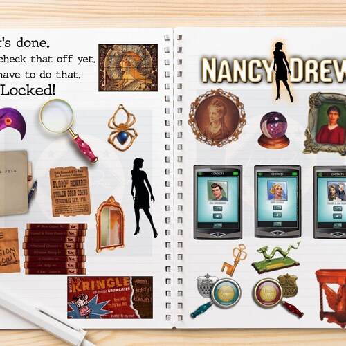 Nancy Drew Nancy Drew Clip Art Printable Digital - Etsy