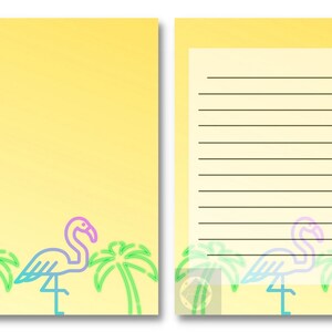 Retro Pastel, Neon, Printable Writing Paper] [digital Paper][printable ...