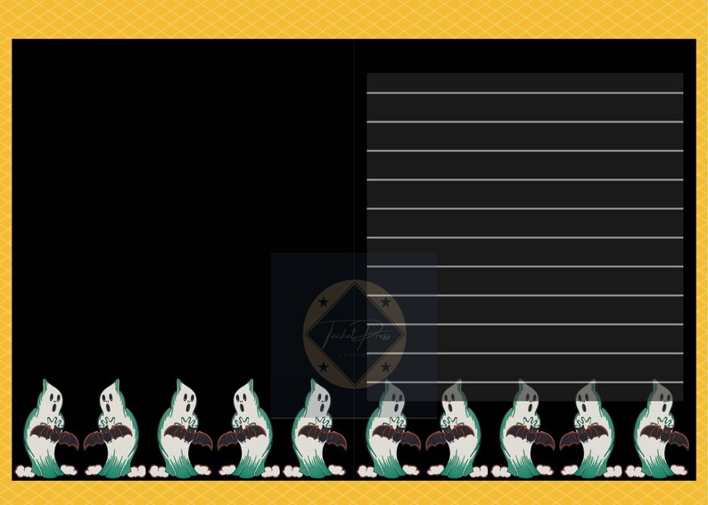 Spooktacular| Ghost Halloween| Digital Paper |spooky Halloween ...