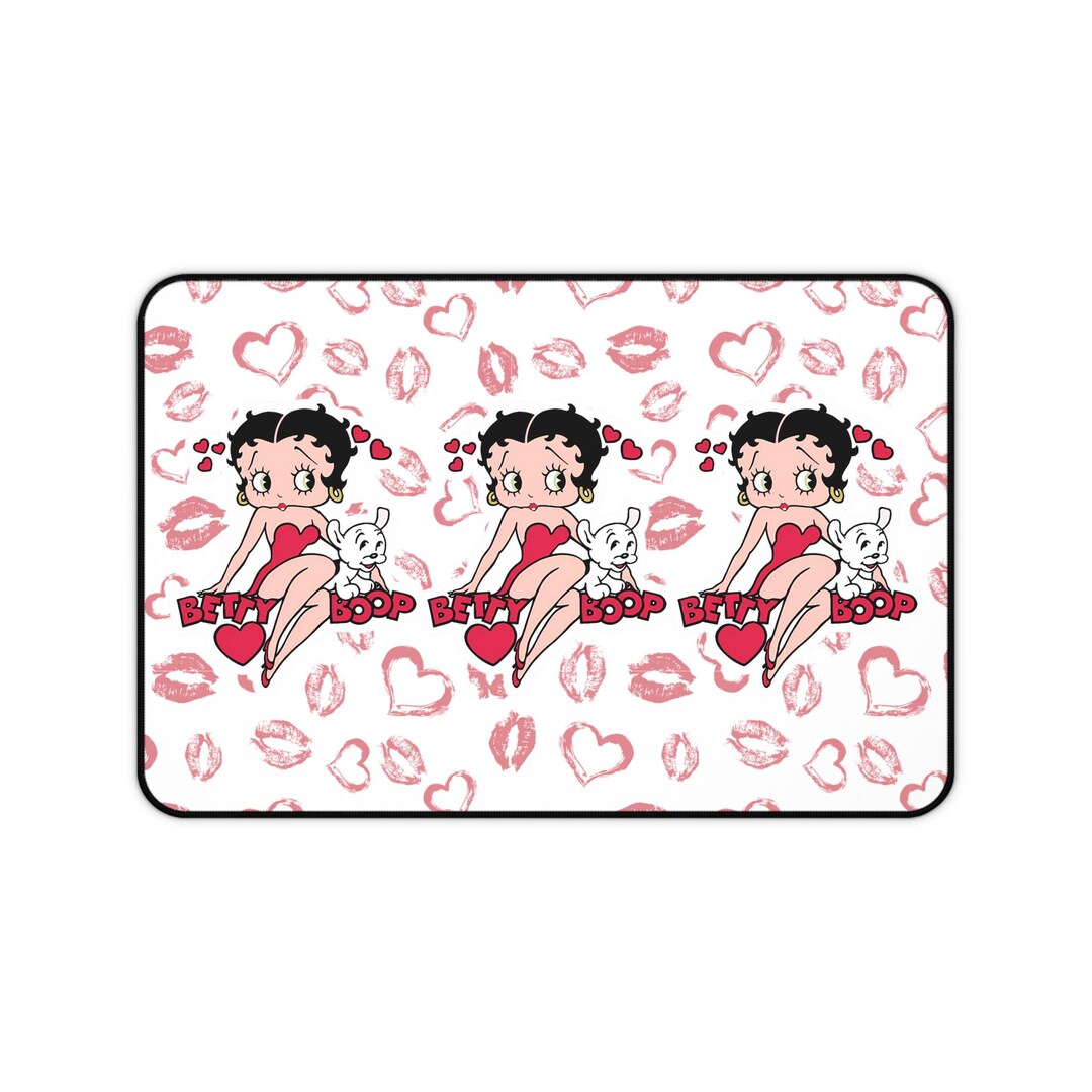 Betty Boop Premium Neoprene Desk Mat - Anti-slip Backing, 3 Sizes ...