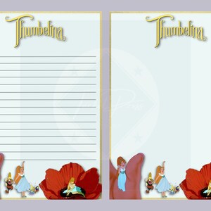 Thumbelina, Printable Stationery | Digital Paper | Writing Paper ...