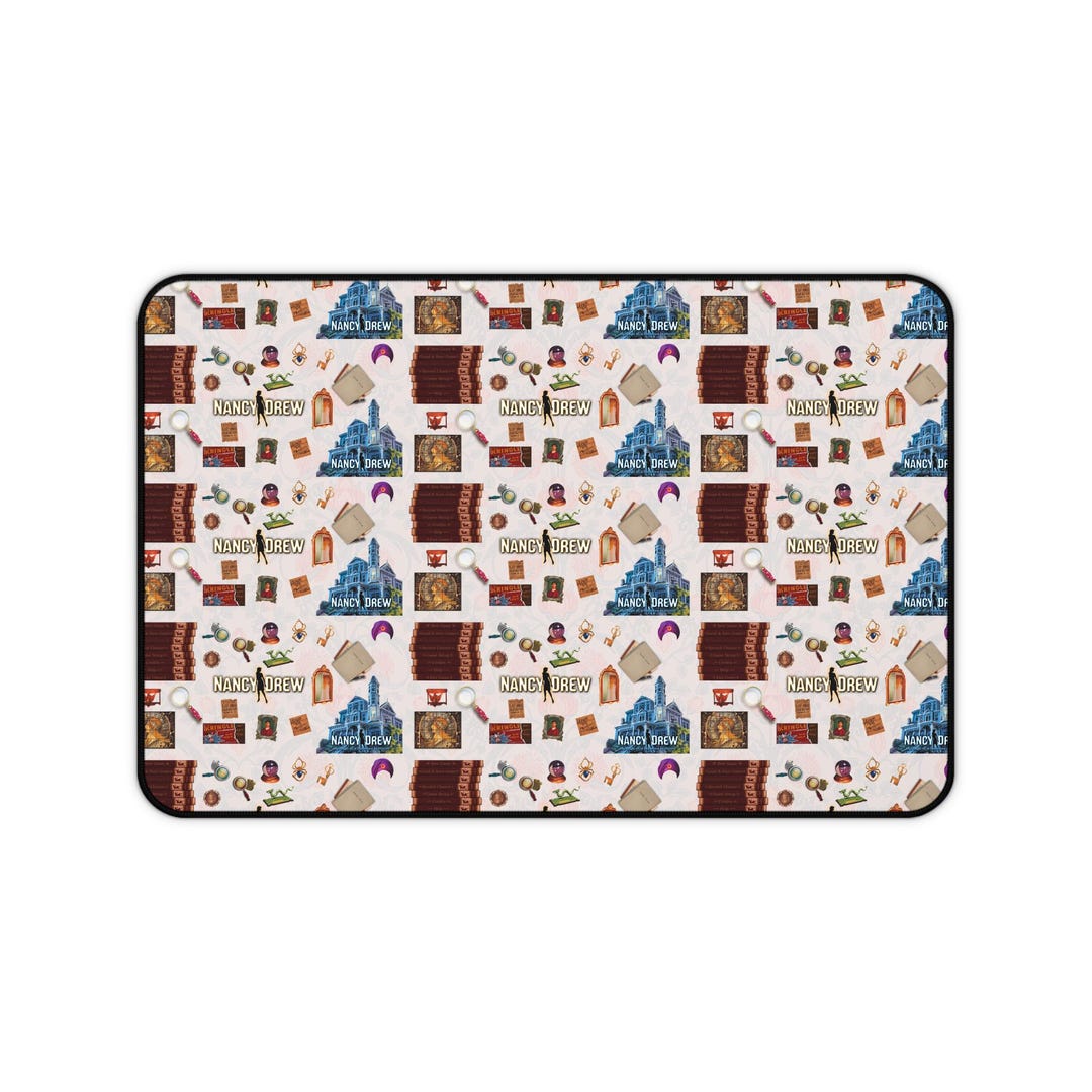 Nancy Drew Desk Mat | Message in a Haunted Mansion Themed Workspace ...