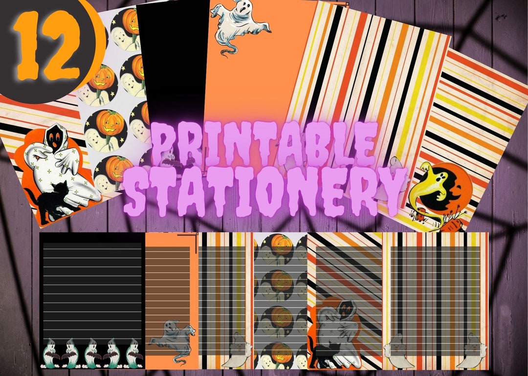 Spooktacular| Ghost Halloween| Digital Paper |spooky Halloween ...