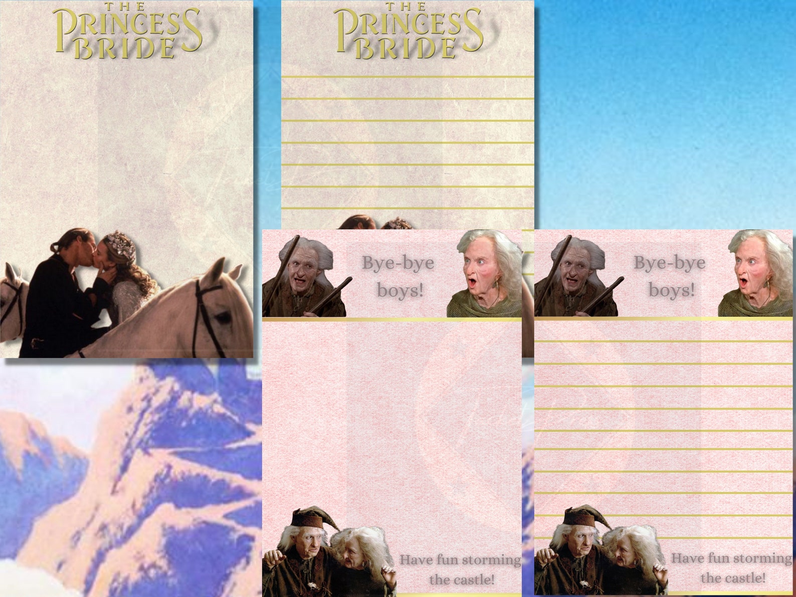 The Princess Bride printable Writing Paper digital Paperprintable ...