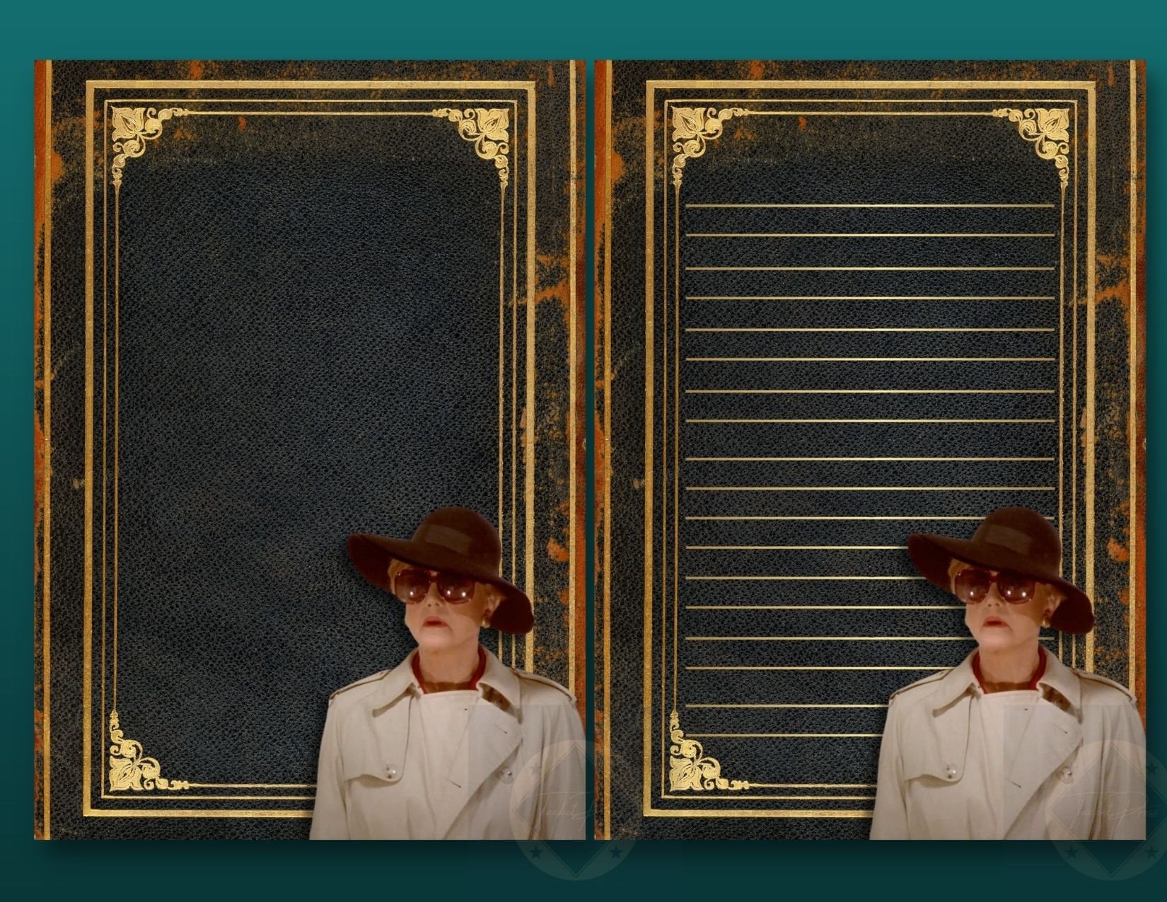 Murder She Wrote | Jessica Fletcher | Printable Writing Paper | Digital ...