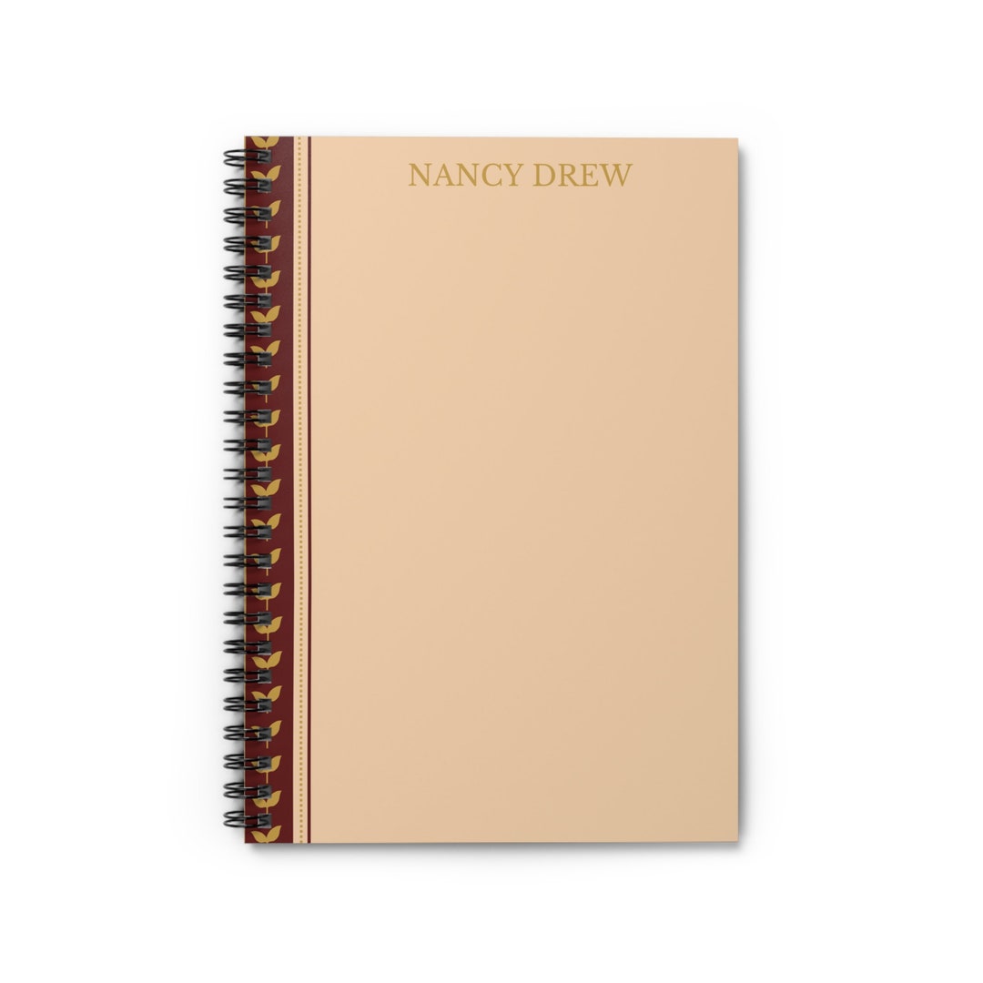 Nancy Drew - Nancy Drew Spiral Notebook - Nancy Drew Inspired Replica ...