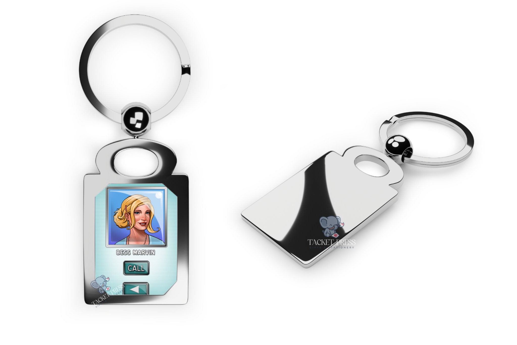 Bess Marvin Keychain | Nancy Drew Keychain | Sleuthing Style for Your ...