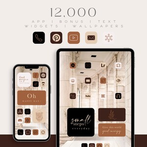 Ios Coffee App Icons, Neutral Icon Pack - Aesthetic Original Homescreen ...
