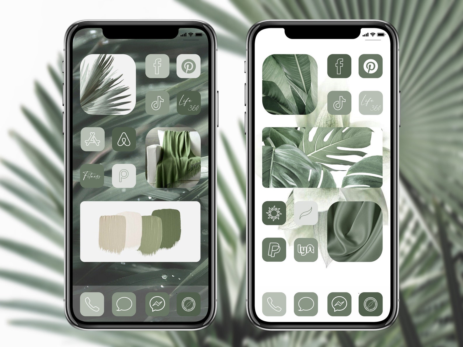 Ios Green App Icons Pack of 5 Different Green Icons - Etsy