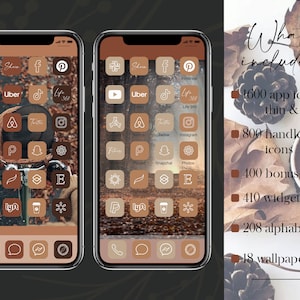 Ios 14 Fall Icons, Autumn App Icons Pack, Aesthetic Fall Widgets ...