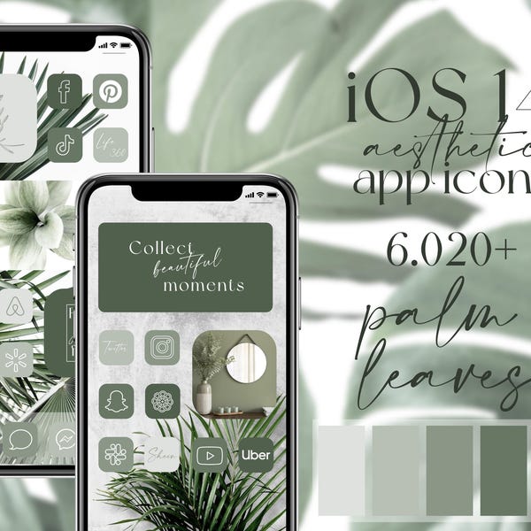 Green App Icons - Etsy