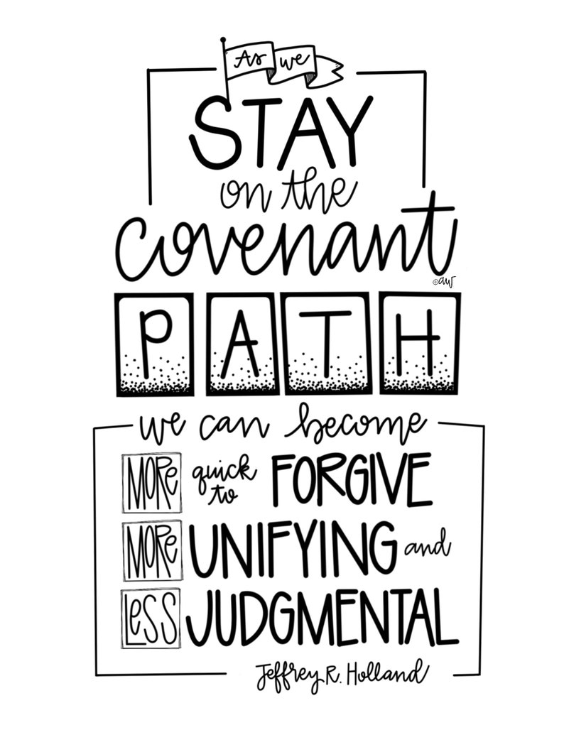 Stay on the Covenant Path BUNDLE - Etsy