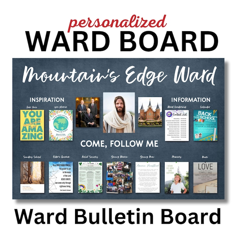 2026 Ward Bulletin Lds - Etsy