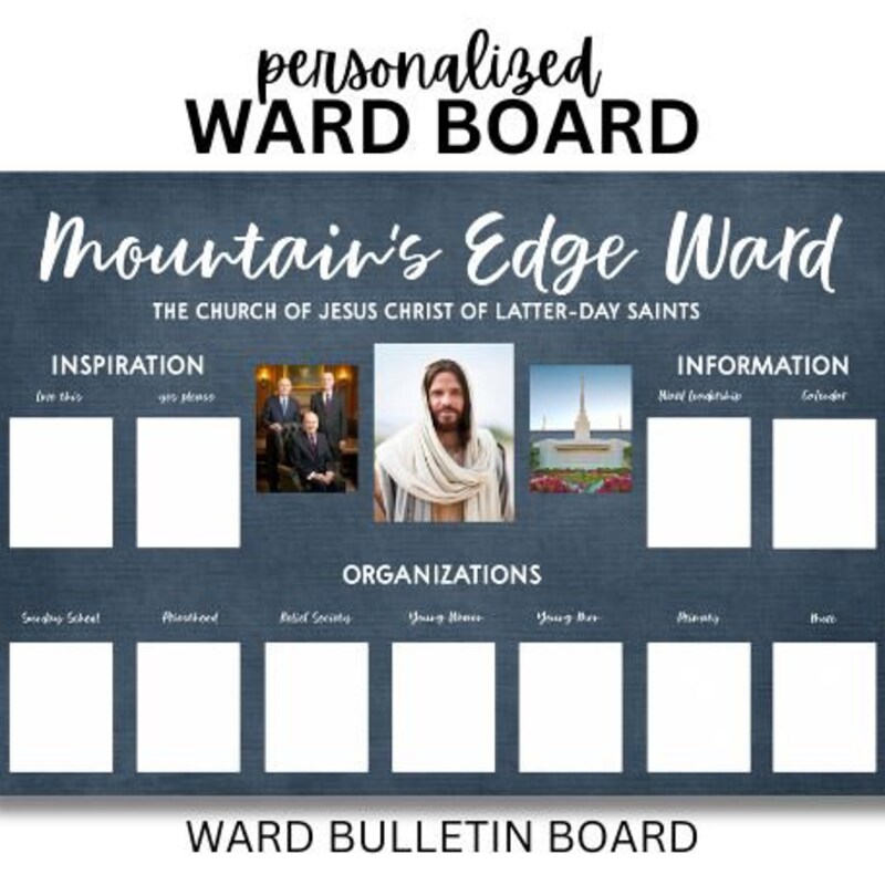 Church Bulletin Board - Etsy