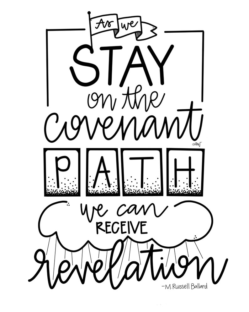 Stay on the Covenant Path BUNDLE - Etsy