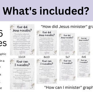 Instant Digital Download Ministering Posters for Relief Society ...