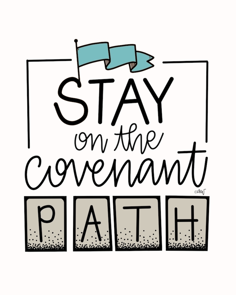 Stay on the Covenant Path BUNDLE - Etsy