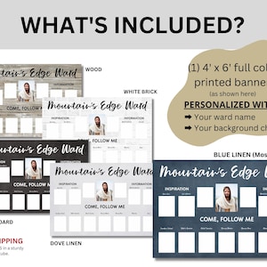 WARD BOARD | Ward Bulletin Board | Personalized | Easy | Ready to Hang ...