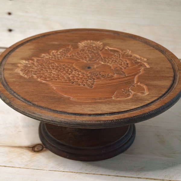 Carved Wood Stand - Etsy