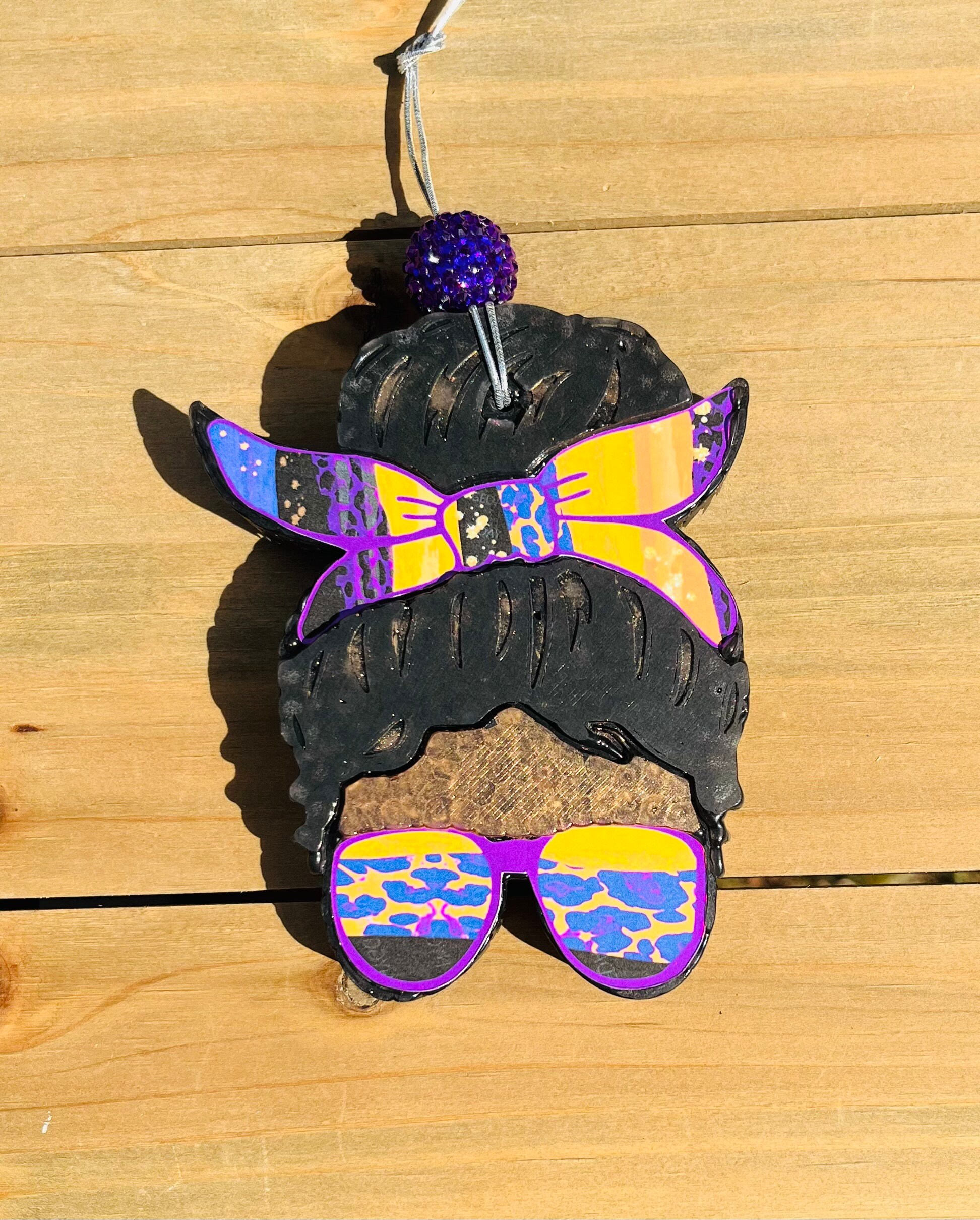 Mom Life Messy Bun Air Freshener Freshie - Etsy