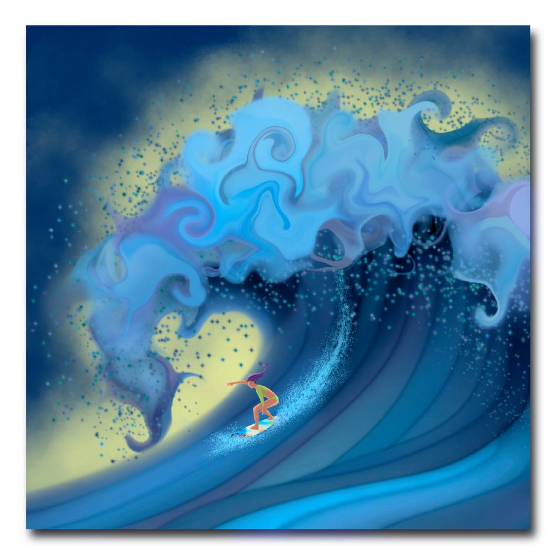 Surf Print | Beachy Wall Art, Surf Wall Decor, Gift for Surfers, Surf ...