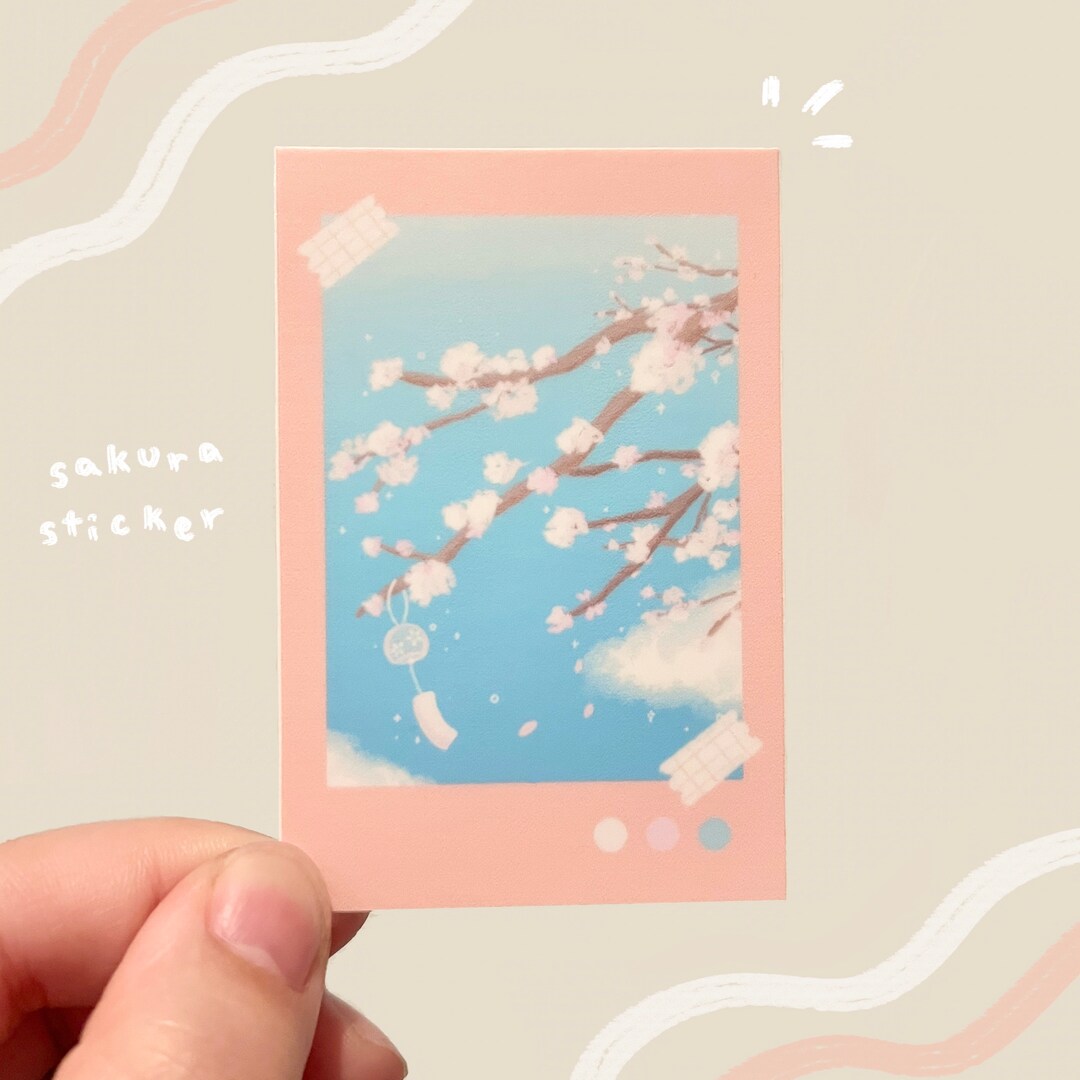 Sakura Pantone Vinyl Sticker - Etsy