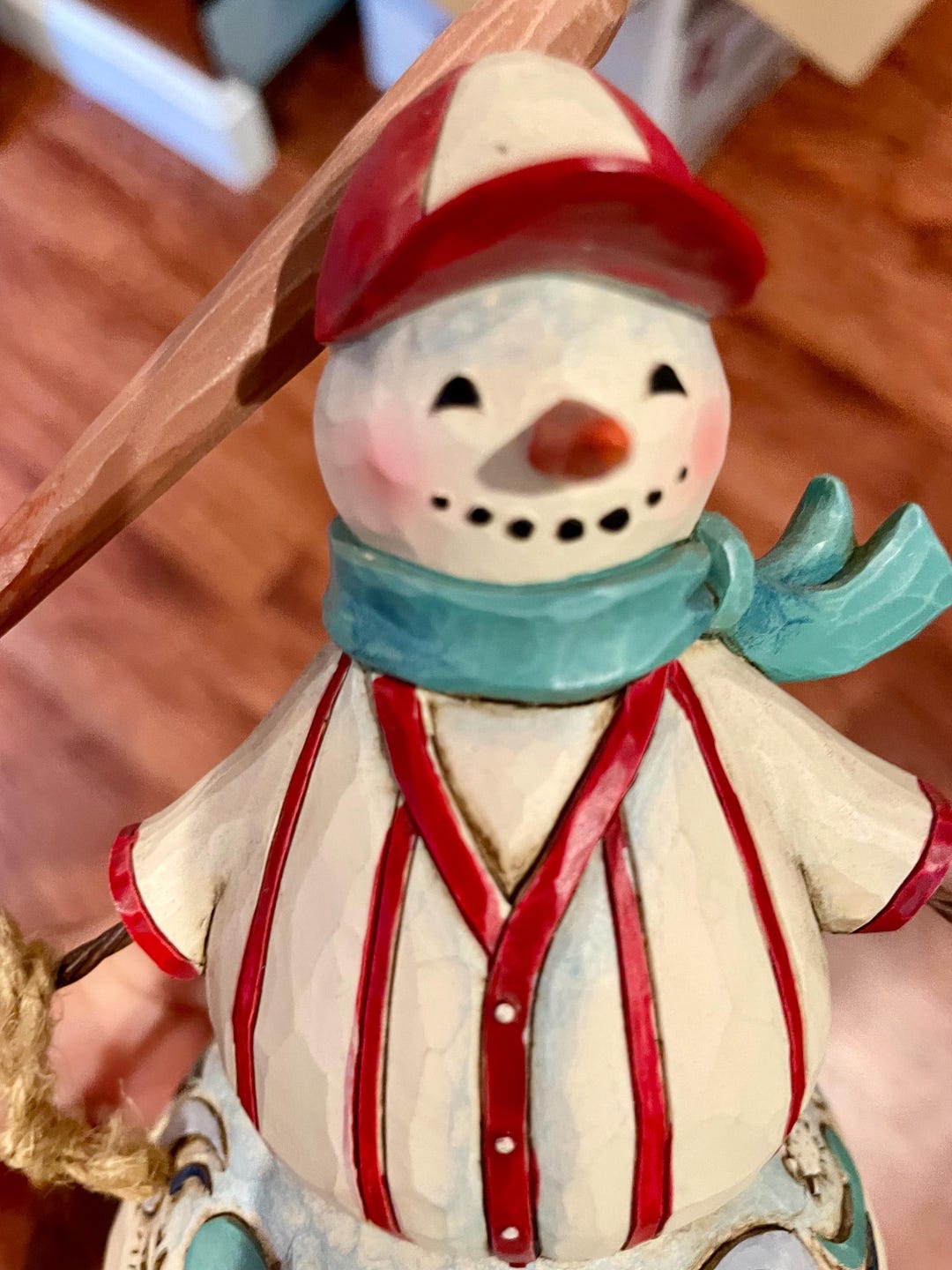 Jim Shore Baseball Snowman - 3 Balls No Strikes Heartwood Creek ...
