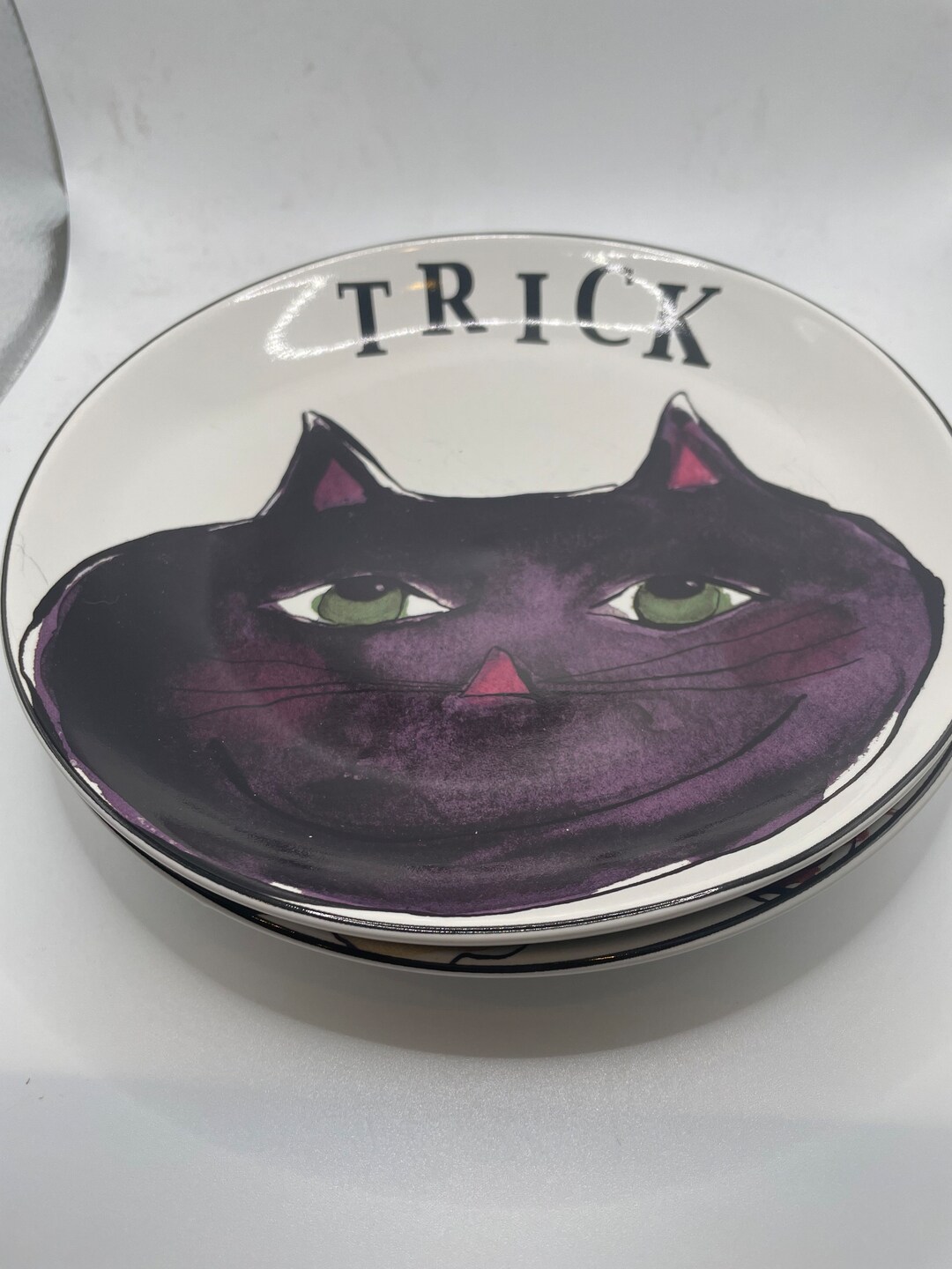 Four Rosanna Halloween Dinner Plates Rare Find - Etsy