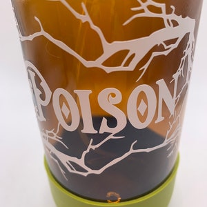 Poison Pump Brown Glass Dispenser With Rubber Bottom - Etsy