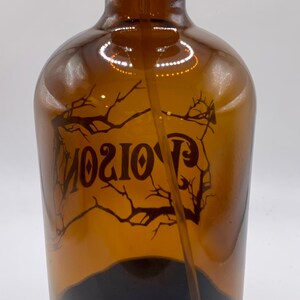 Poison Pump Brown Glass Dispenser With Rubber Bottom - Etsy