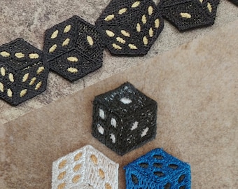 Embroidered Dice Tray - Etsy