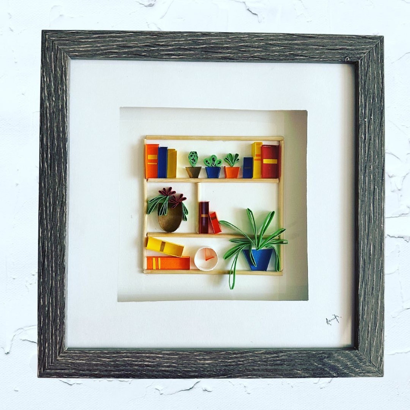 Unique 3D Paper Quill Design - Sustainable Home Art - Perfect Gift for ...