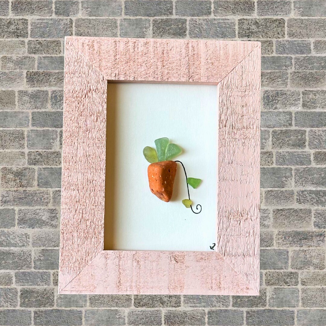 3D Miniature 2x3 Art, Sea Glass Art, Small Mini Art, Tabletop Art ...