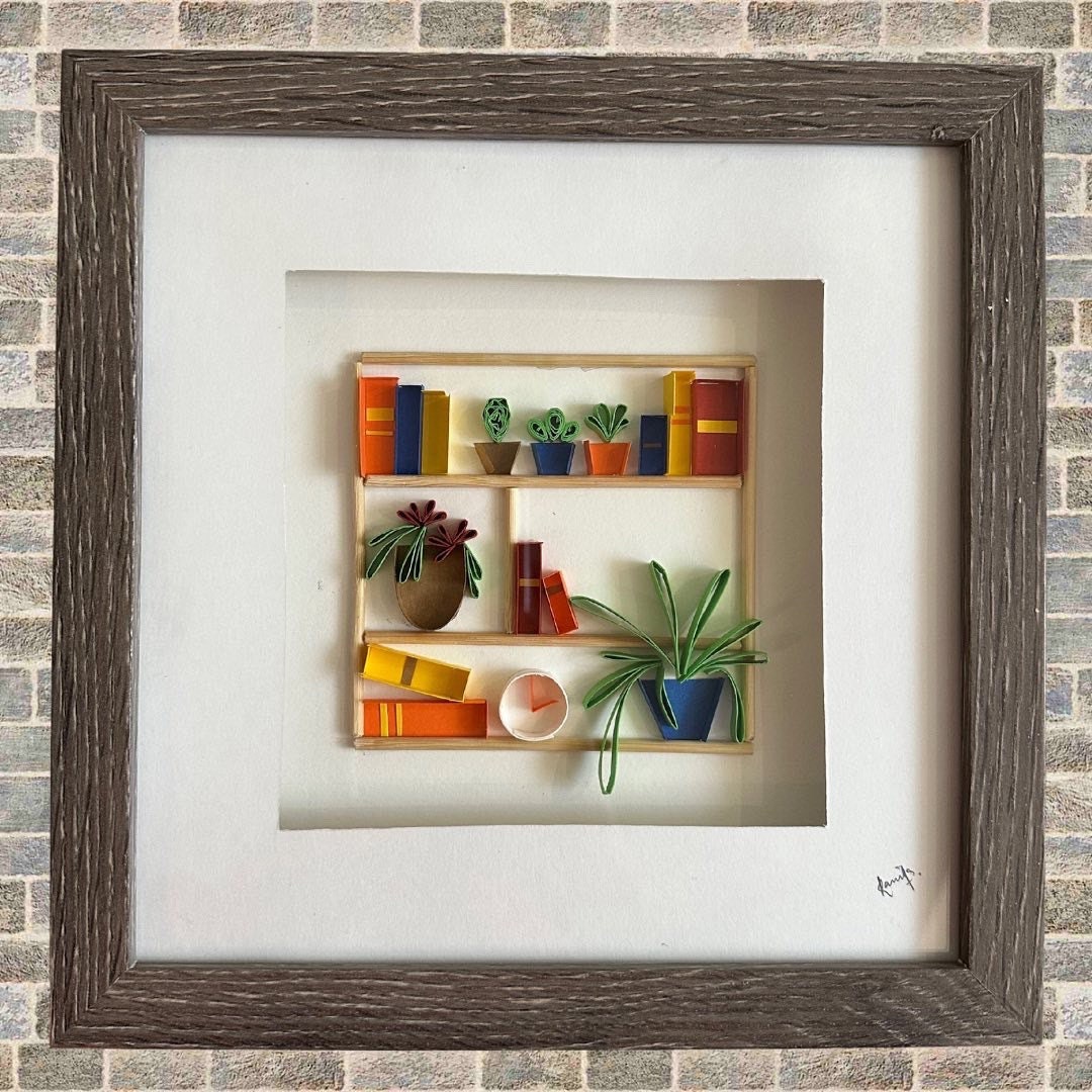 Unique 3D Paper Quill Design - Sustainable Home Art - Perfect Gift for ...