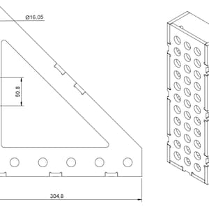 Welding Square 90 Degree 12 X 12 X 4 X 1/4 Inch DXF Files - Etsy