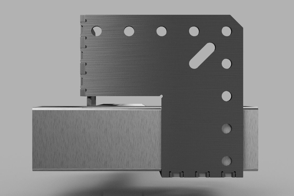 Welding Corner Clamping Square 250 X 250 X 117 X 8mm DXF | Etsy