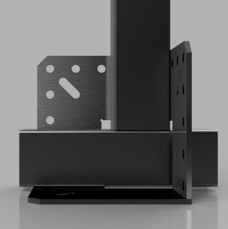Welding Corner Clamping Square 250 X 250 X 117 X 8mm DXF | Etsy