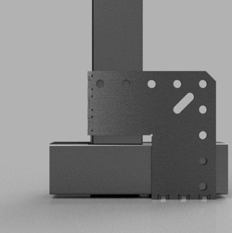 Welding Corner Clamping Square 250 X 250 X 117 X 8mm DXF | Etsy