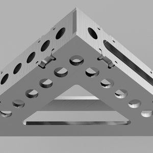 Welding Square 90 Degree 8 X 8 X 2 X 1/4 Inch DXF Files - Etsy