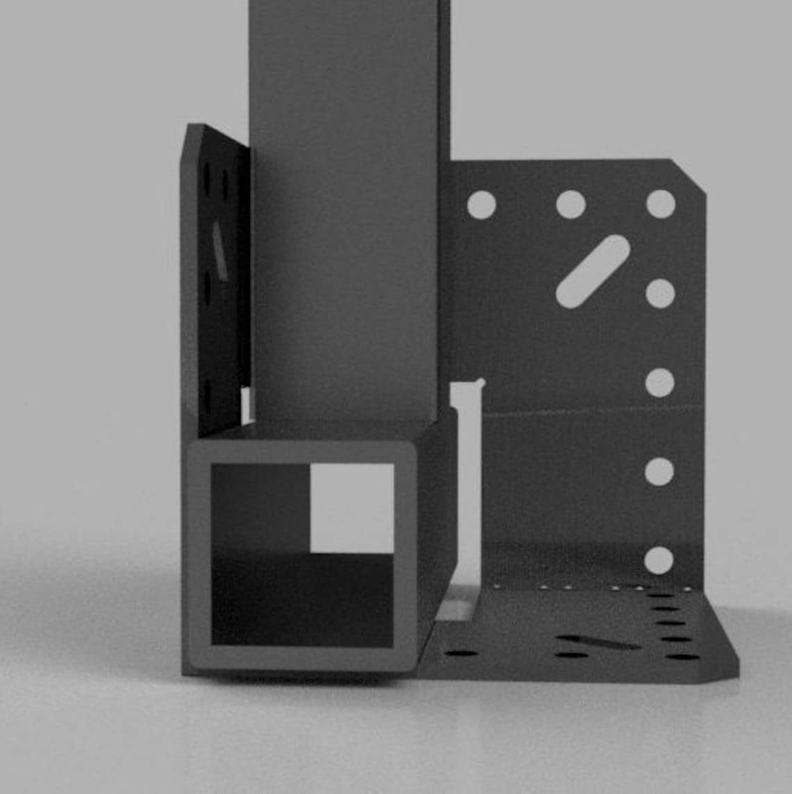 Welding Corner Clamping Square 250 x 250 x 117 x 8mm DXF | Etsy