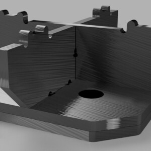 Stand Mount 200 X 200 X 50 X 6mm DXF Files - Etsy