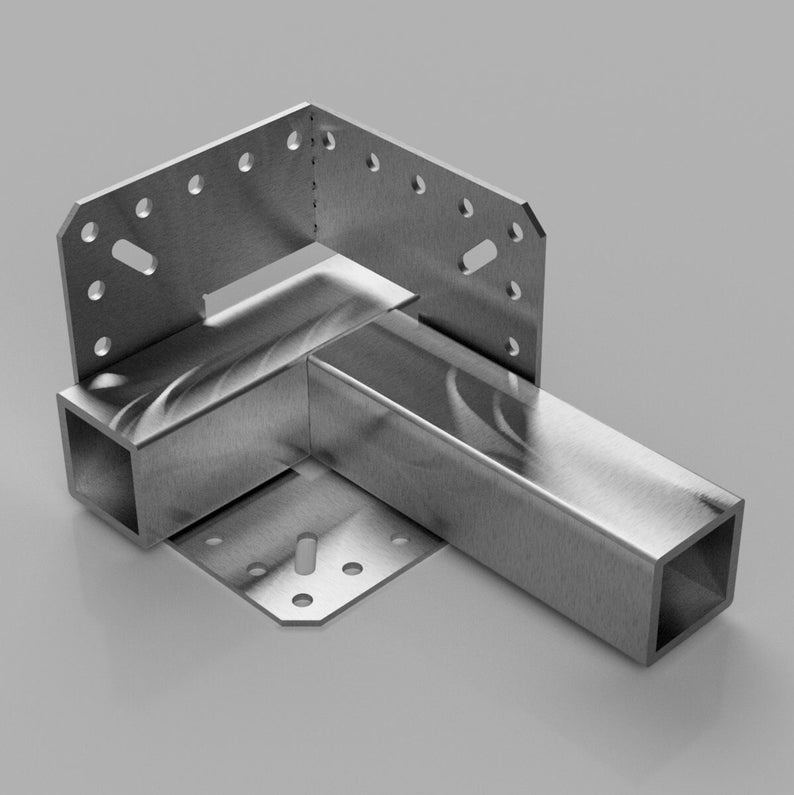 Welding Corner Clamping Square 10 X 10 X 4.75 X 1/4mm DXF Files - Etsy