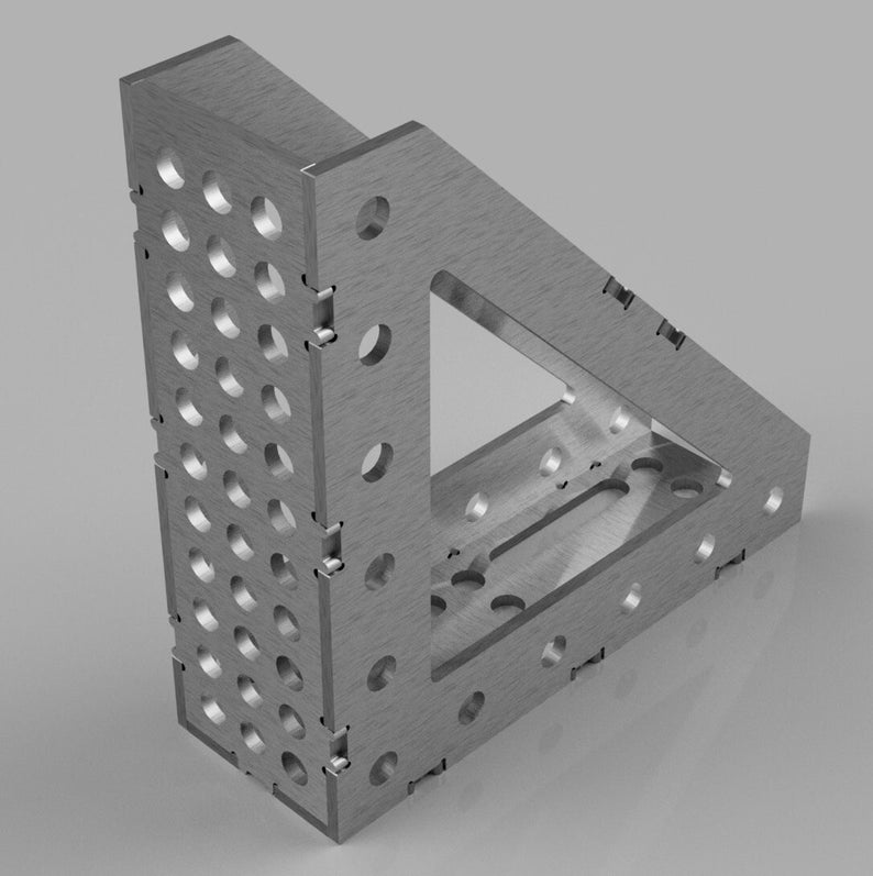 Welding Square 90 Degree 12 X 12 X 4 X 1/4 Inch DXF - Etsy