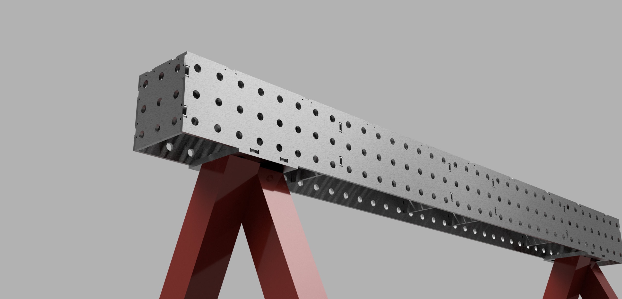 Welding Trestle 6 X 72 X 6 X 1/4 Inch DXF - Etsy