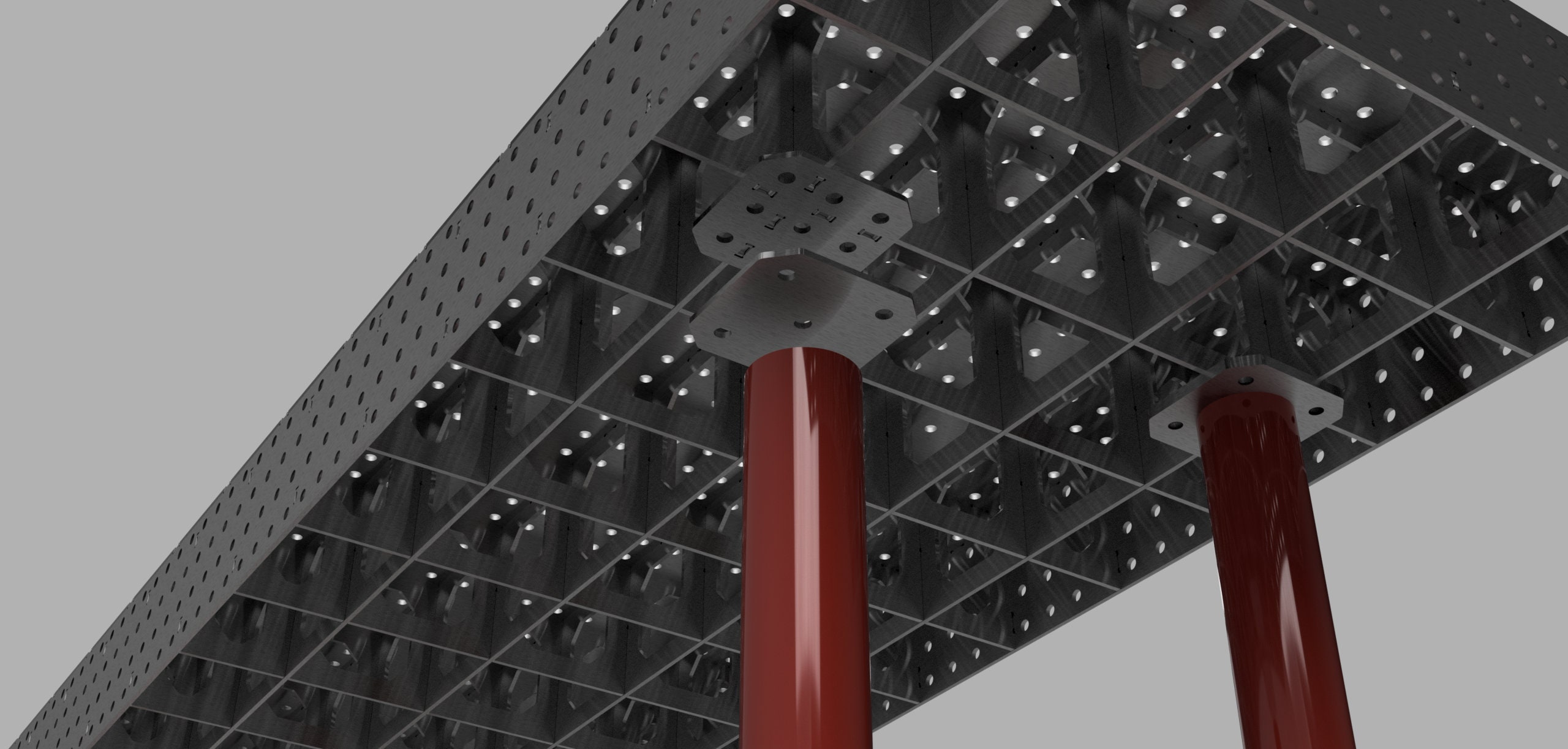 Welding Table 120 X 36 X 8 X 1/4 Inch DXF - Etsy