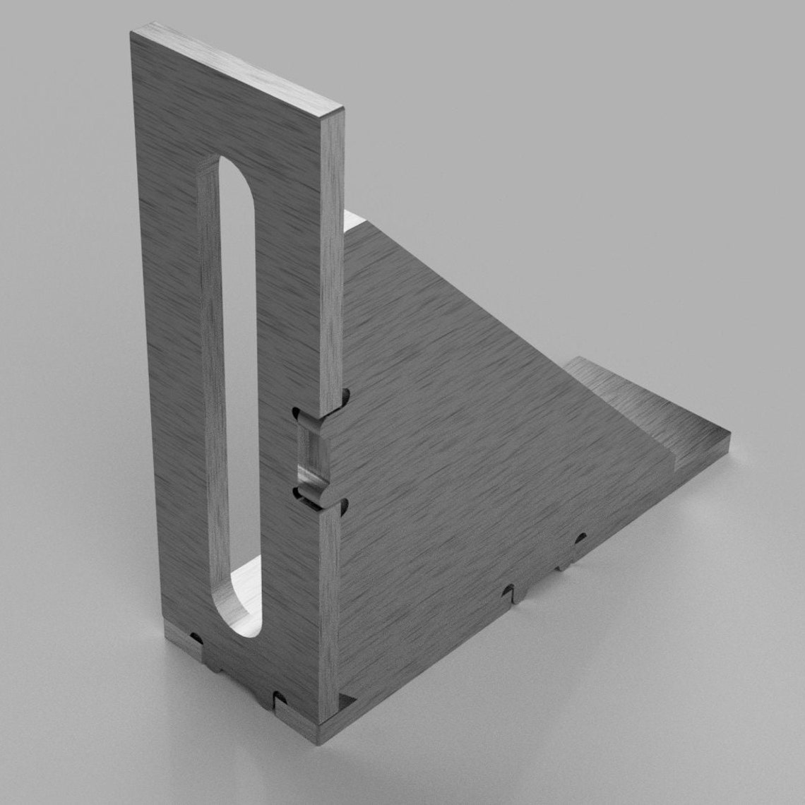 2 Square Quick Stop 150 X 150 X 50 X 6mm DXF - Etsy