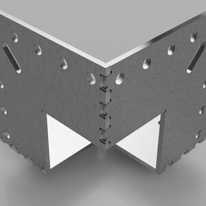 Welding Corner Clamping Square 250 X 250 X 117 X 8mm DXF Files - Etsy